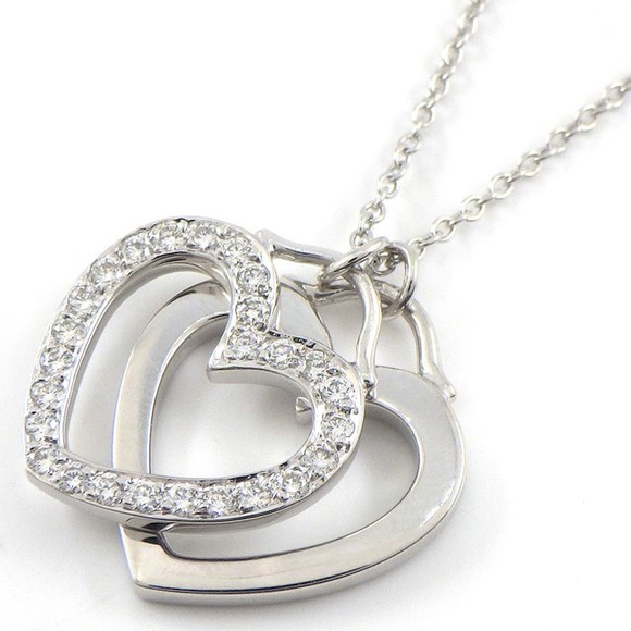 Tiffany & Co. | Bags | Tiffany Sentimental Double Heart Diamond ...